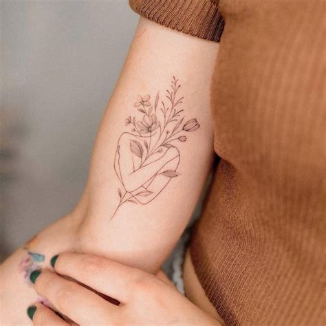 Floral Head Tattoos 45 Flower Forearm Tattoo Ideas To Consider