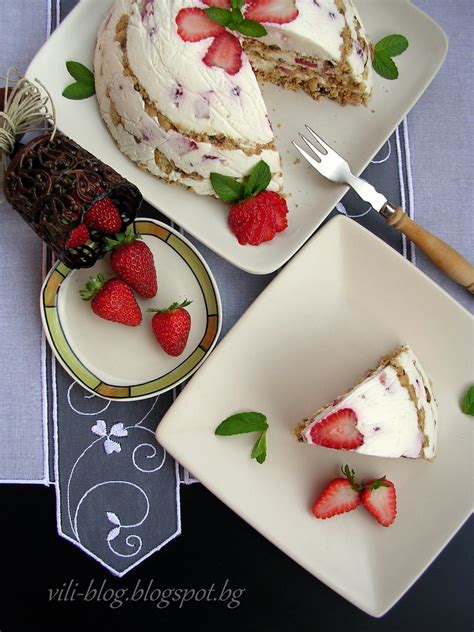 Къкрещо гърненце Ягодова торта