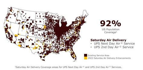 Ups Saturday Delivery Map
