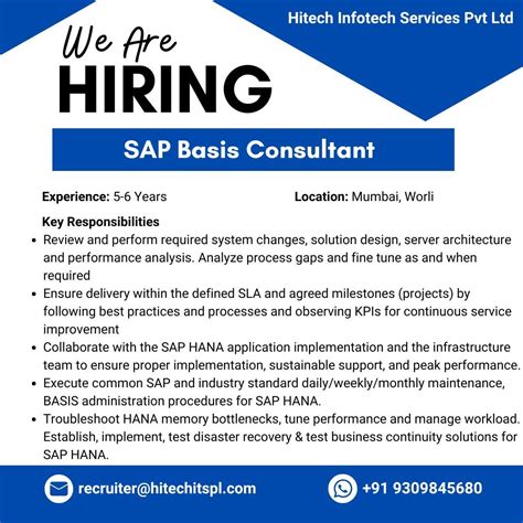 Sapbasis Sap Basis Jobs