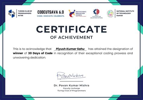 Piyush Kumar Sahu On Linkedin Codingchallenge Turingclub Nitrr C