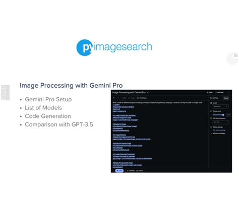 Image Processing With Gemini Pro Pyimagesearch