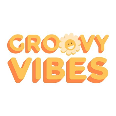 Premium Vector Retro Groovy Vibestext Effect