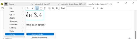 colorful links · issue 2921 · sumatrapdfreader sumatrapdf · github