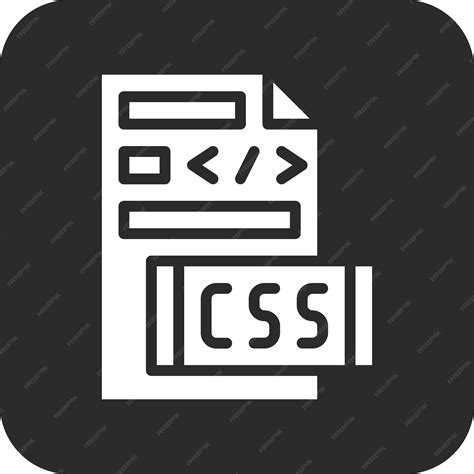 Premium Vector Css File Vector Icon Illustration Of Coding And Development Iconset