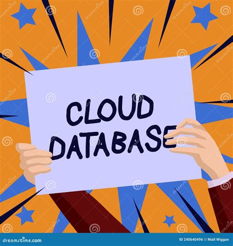 Text Caption Presenting Cloud Database Concept Meaning Optimized Or Built For A Virtualized