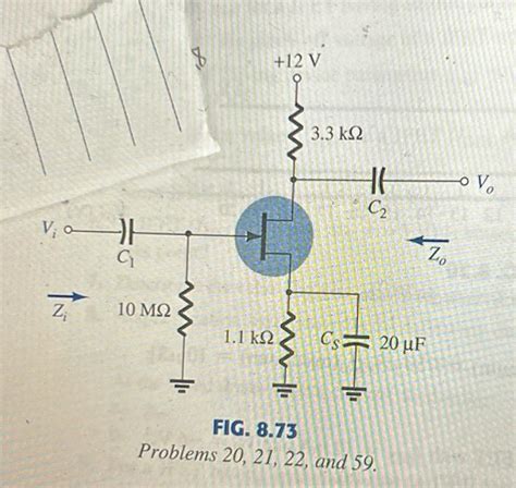 Solved Self Bias Configuration Determine Zi Zo Chegg