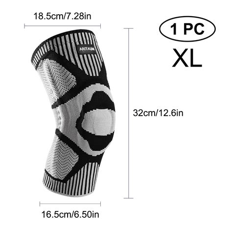 Aritaum Compression Knee Pads 1 Pack For Squats And Weights Lifting
