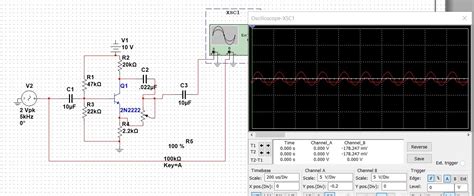 Simulation Trying To Construct Phase Shift Circuit In Multisim Electrical Engineering Stack