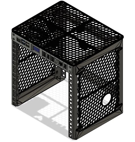 10 Rack Raspberry Pi5 Shelf By Gianluca Bigagli Download Free Stl Model