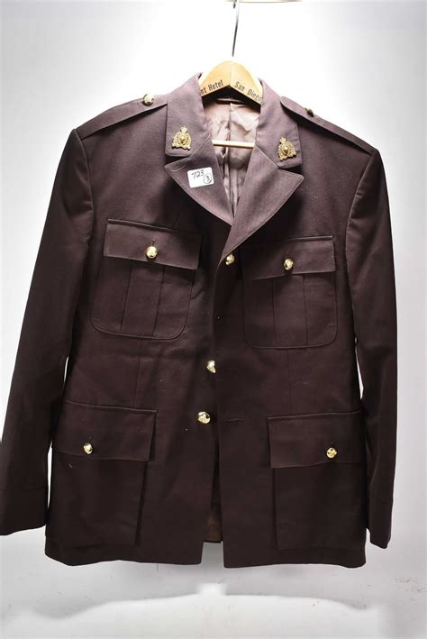 Lot Of Four Items Toronto Police Uniform W Hat Rcmp Winter Parka Brown Dress Rcmp W Buttons
