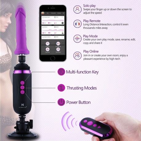 Hismith Capsule Hand Held Sex Machine App Controlled With KlicLok Travel Bag
