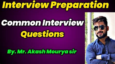 Common Interview Question Interview Preparation Classes Interviewpreparation