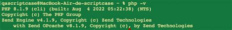 installing php 8 1 macos scriptcase low code documentation