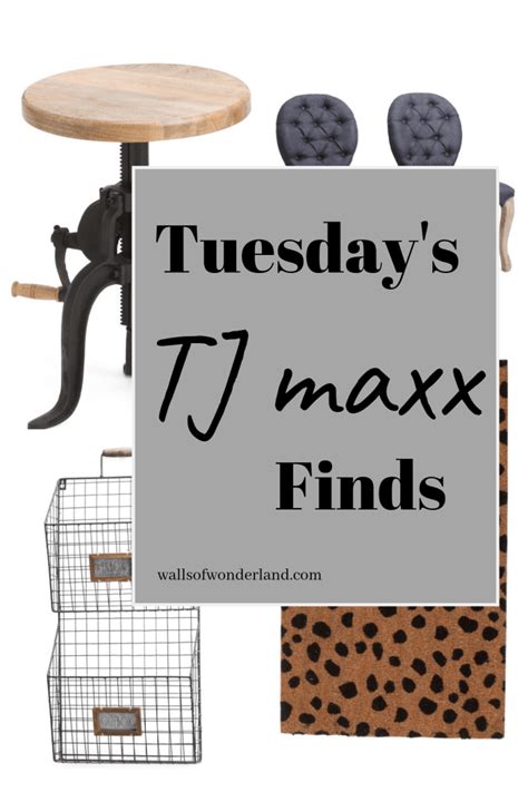 Tuesdays Tj Maxx Finds Walls Of Wonderland