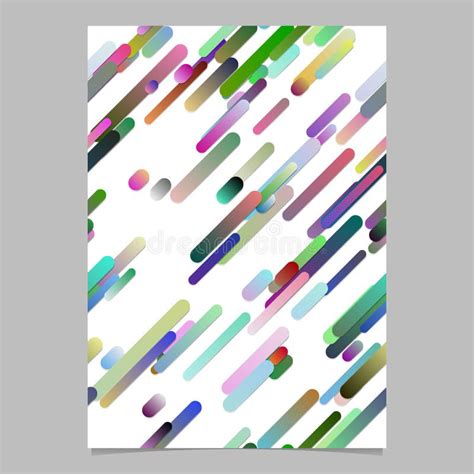 Colorful Abstract Modern Gradient Diagonal Stripe Pattern Brochure Background Stock Vector