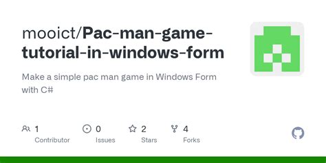 GitHub Mooict Pac Man Game Tutorial In Windows Form Make A Simple Pac Man Game In Windows GitHub Mooict Pac Man Game Tutorial In Windows Form Make A Simple Pac Man Game In Windows