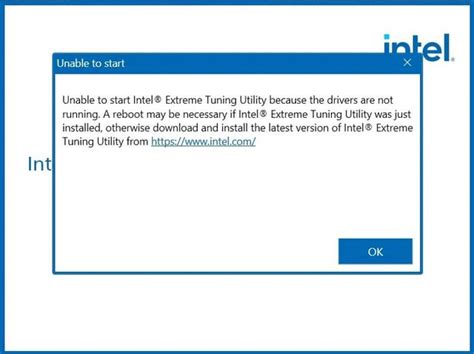 Intel Xtu Doesnt Start Up R Intel