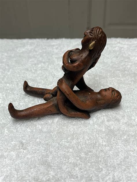 Man And Woman Having Sex Clay Sculpture