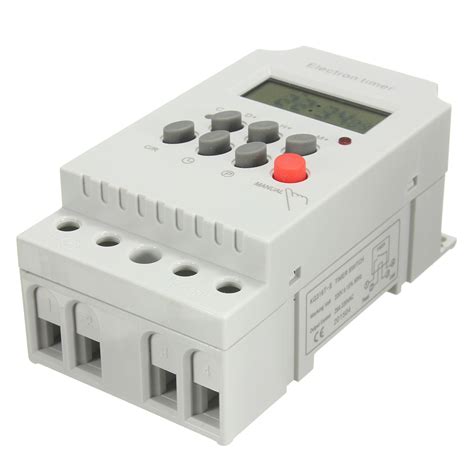 buy e1125 daily weekly programmable ac 220v 25a electronic timer switch