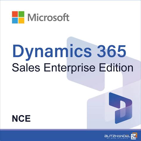 Dynamics 365 Sales Enterprise Edition Nce Blitzhandel24 Software