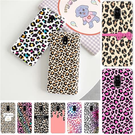 เคสโทรศัพท์มือถือ ซิลิโคนใส กันกระแทก ลายเสือดาว สําหรับ Samsung J6 2018 J6 Plus J6 Prime J7