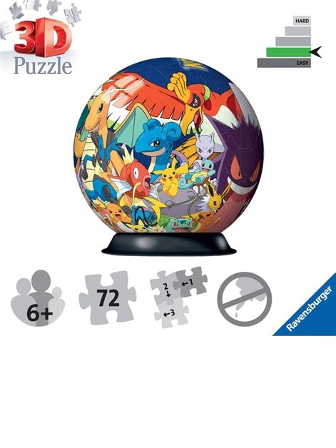 Ravensburger Pokemon 72 Piece 3d Jigsaw Puzzle