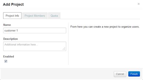 Creating Projects In Openstack For Configuring Tenants In Opensdn