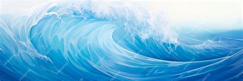 Premium Photo Abstract Ocean Wave Patterns Capture The Beauty And Power Of Ocean Waves