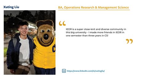 Xuting Liu Uc Berkeley Ieor Department Industrial Engineering And Operations Research