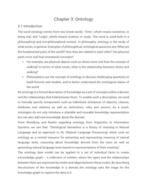 chapter 3 ontology pdf ontology information science semantic web