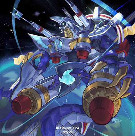 Ragnamon Digimon And More Drawn By Cwdw Danbooru