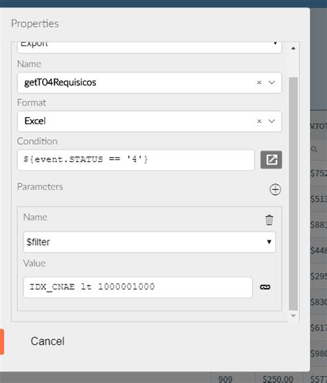 Filter On Export Angular Radzen