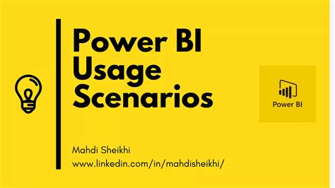 Power Bi Usage Scenarios Ppt