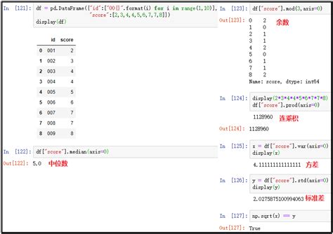 DataFrame 8 DataFrame运算基本统计函数 math98 博客园