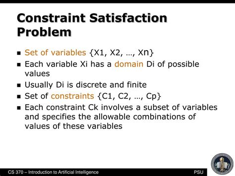 Ppt Constraint Satisfaction Problems Powerpoint Presentation Free Download Id3395829