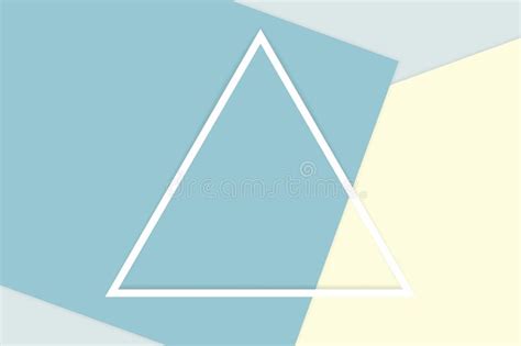 Blue Triangular Prism Basic Simple 3d Shape Isolated On White Background Geometric Triangular