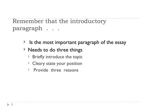 Introductory Paragraphs Research 2011 Ppt