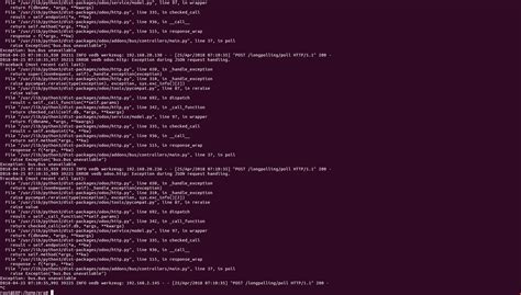 Raise Exception Bus Bus Unavailable With Longpolling Poll While