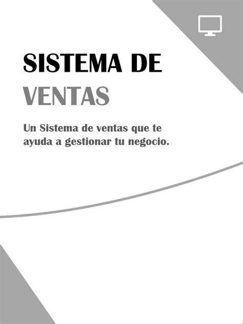 Proyecto Sistema De Ventas Pdf Bases De Datos Datos