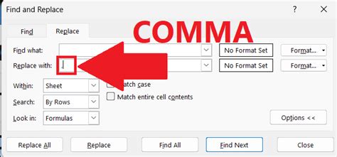 how to add a comma in microsoft excel between names spreadcheaters