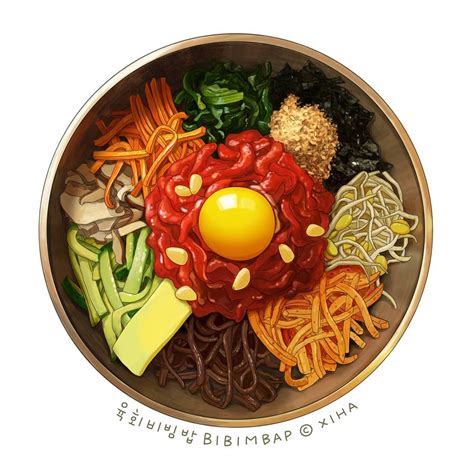 655 Likes 11 Comments Xiha Xiha Nation On Instagram “싹 다~ 비벼주세요😆🎵 비빕밥 육회비빔밥 한식
