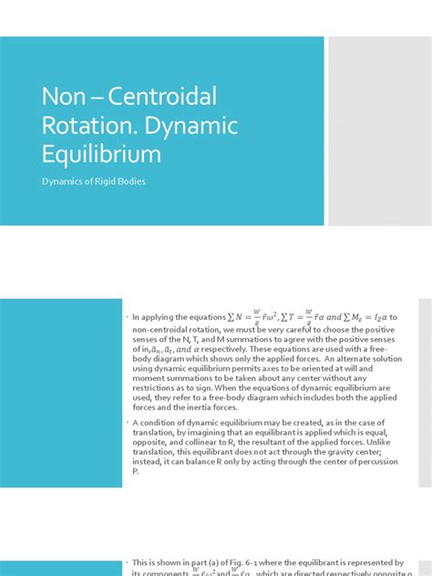 non centroidal rotation pdf force rotation around a fixed axis