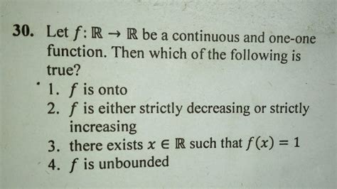 Csir Net June 2019 Part B Real Analysis Youtube