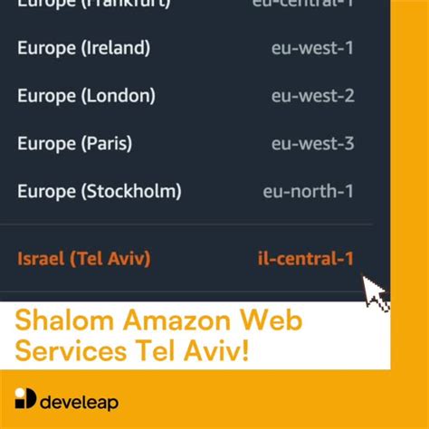 tom brovender on linkedin develeap welcome aws israel tel aviv
