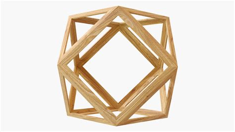 Cuboctahedron Polyhedron 3d Model By Artdeco 3d