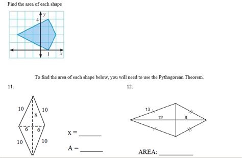 Solved Find The Area Of Each Shape To Find The Area Of Each Chegg Com