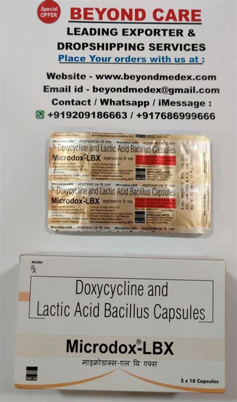 Doxycycline And Lactic Acid Bacillus Microdx Lbx At ₹ 200 Box Lalganj
