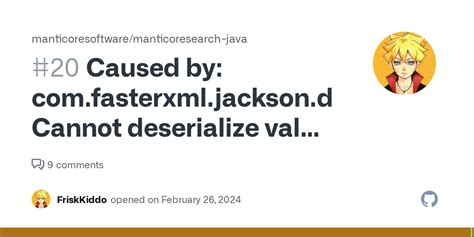 Caused By Comfasterxmljacksondatabindexcmismatchedinputexception