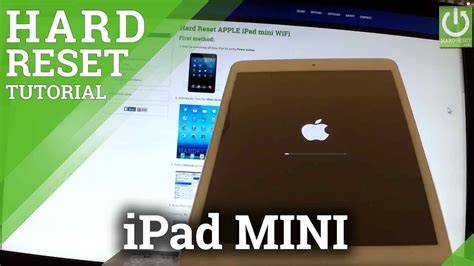 How To Hard Reset Apple Ipad Mini Factory Reset In Ipad Youtube